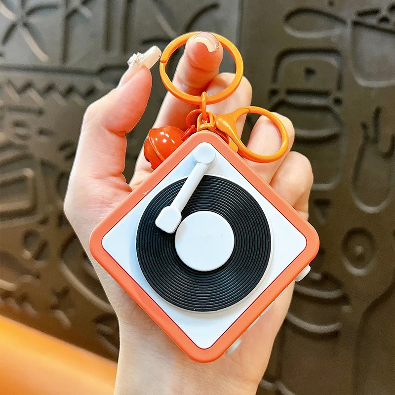 Mini Retro Phonograph Keychain - Perfect Promotional Gift