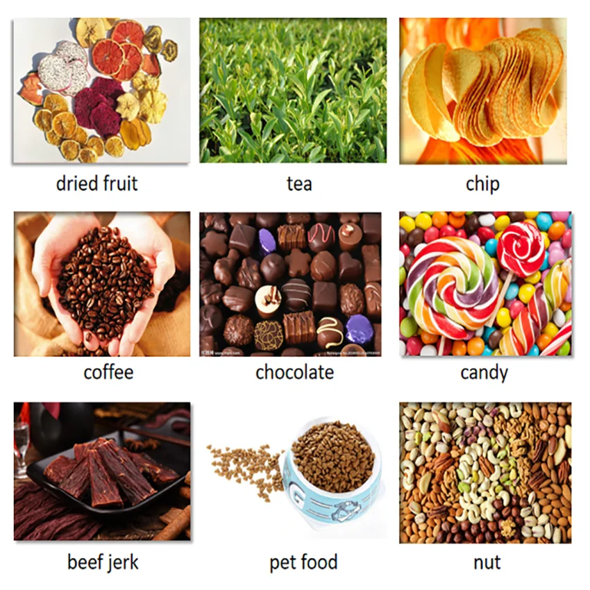 Biodegradable Heal Seal Food Packaging Bag - Chocolate Snack Wrapper