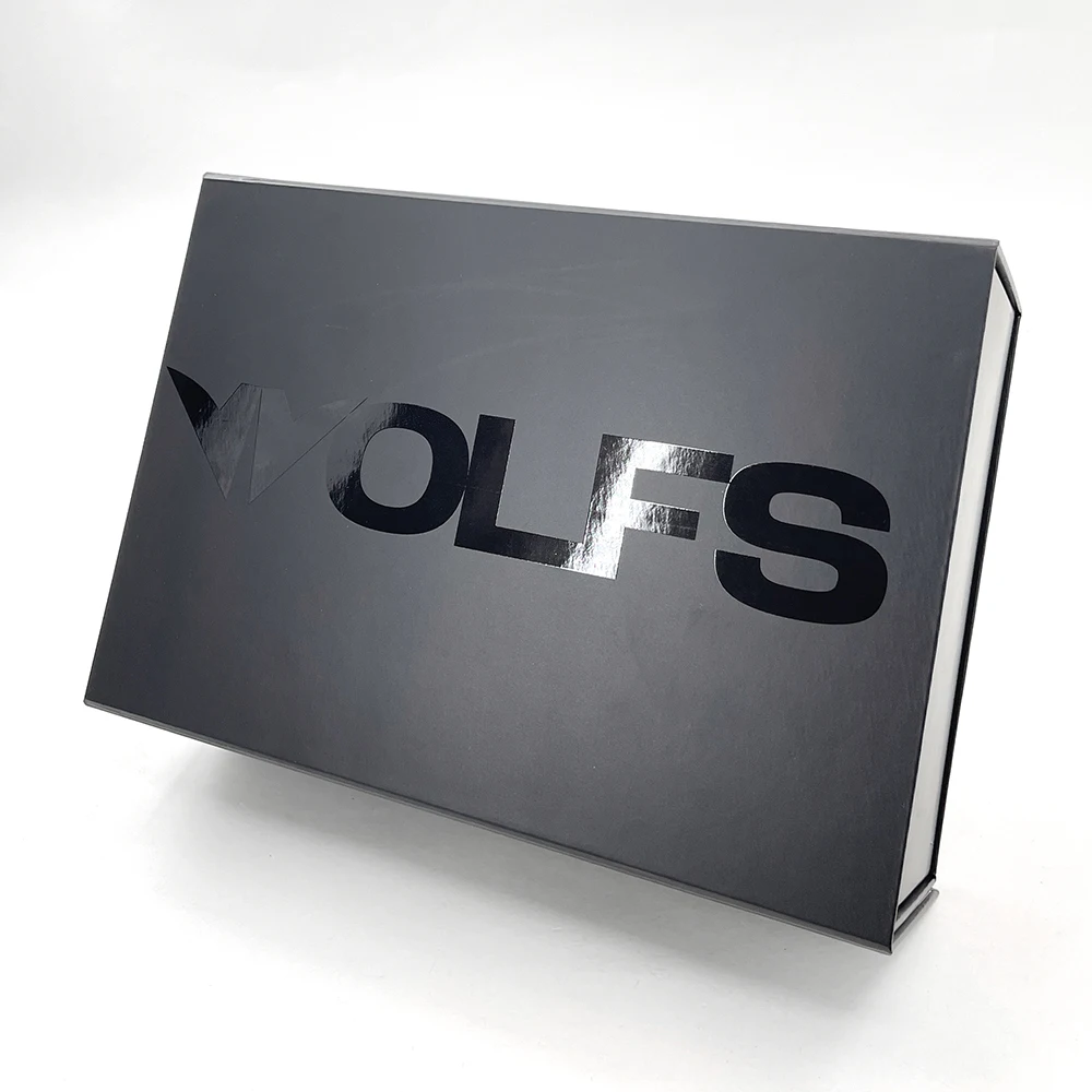 Custom Luxury Rigid UV Finish Foldable Cardboard Box