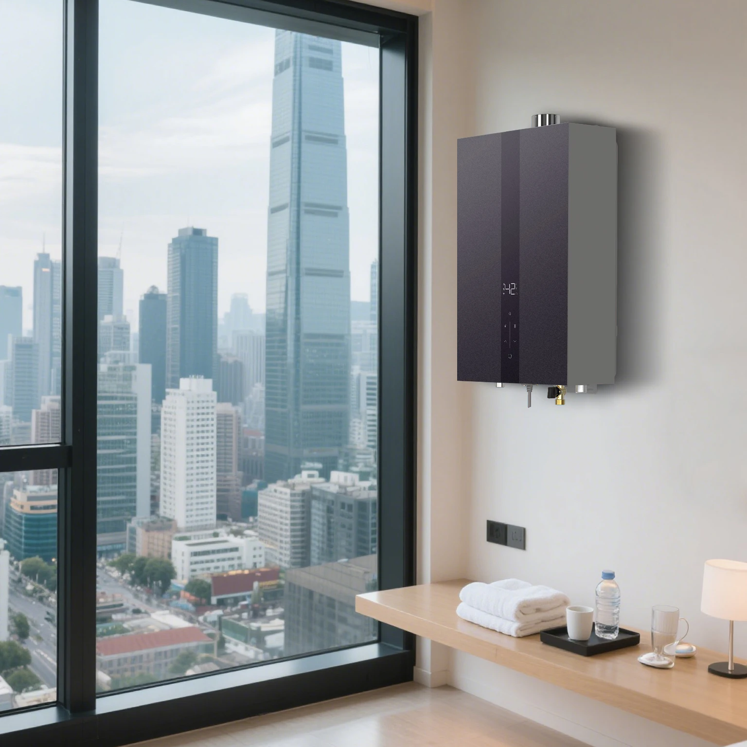 Natural Gas Hot Water Heater Tankless Instant Domestic Gas Water Heater ...