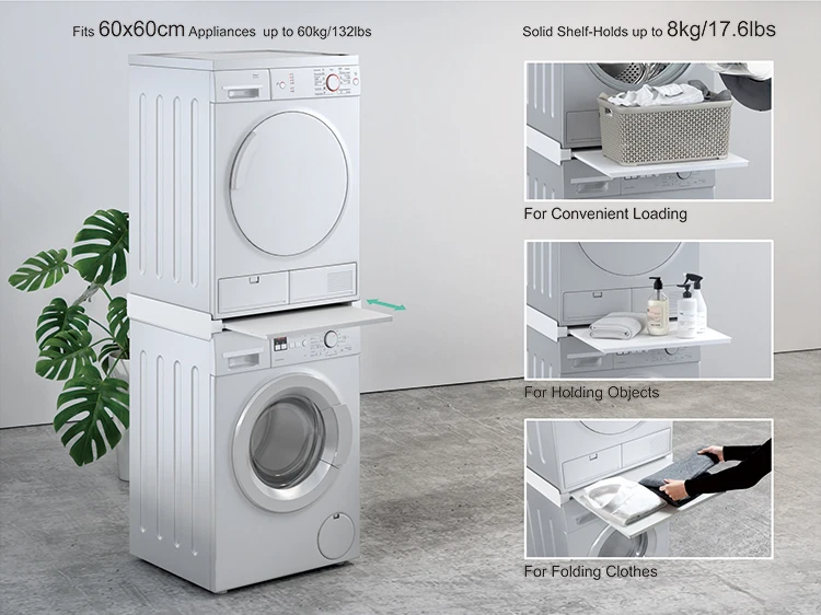 WDS-01 Metal Laundry Stacking Kit - Fits 60x60cm Appliances