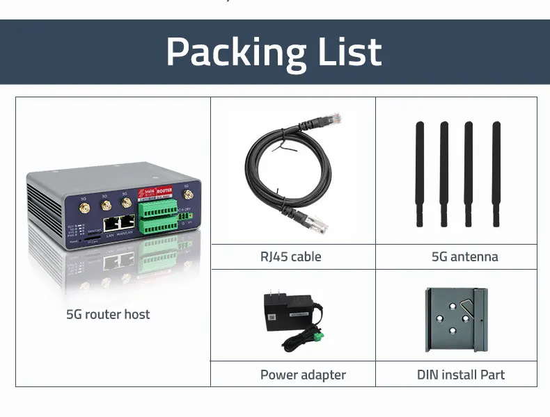 Router Wifi Hotspot 5g Modem Industrial Lte Unlocked Multi Sim Mobile ...