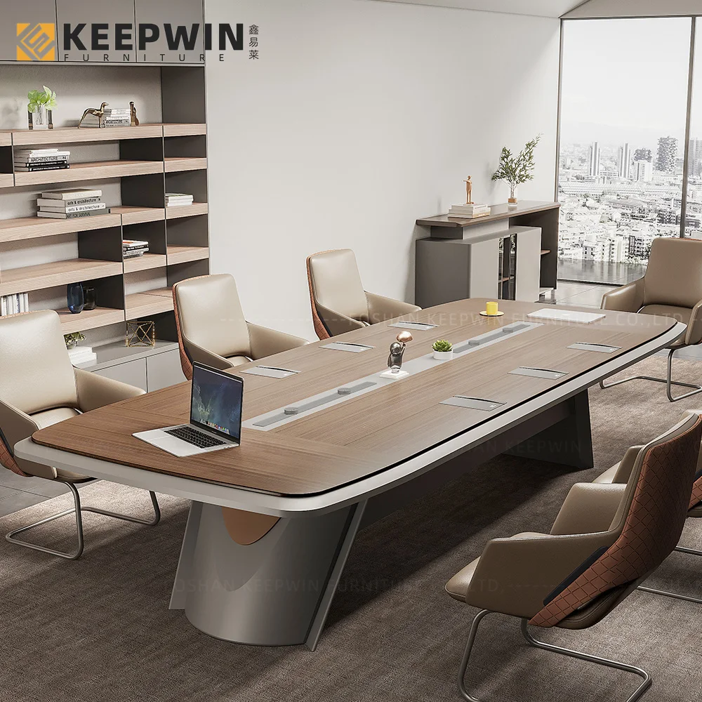 Luxury Wooden Conference Table - 4.8M Big Boardroom Desk