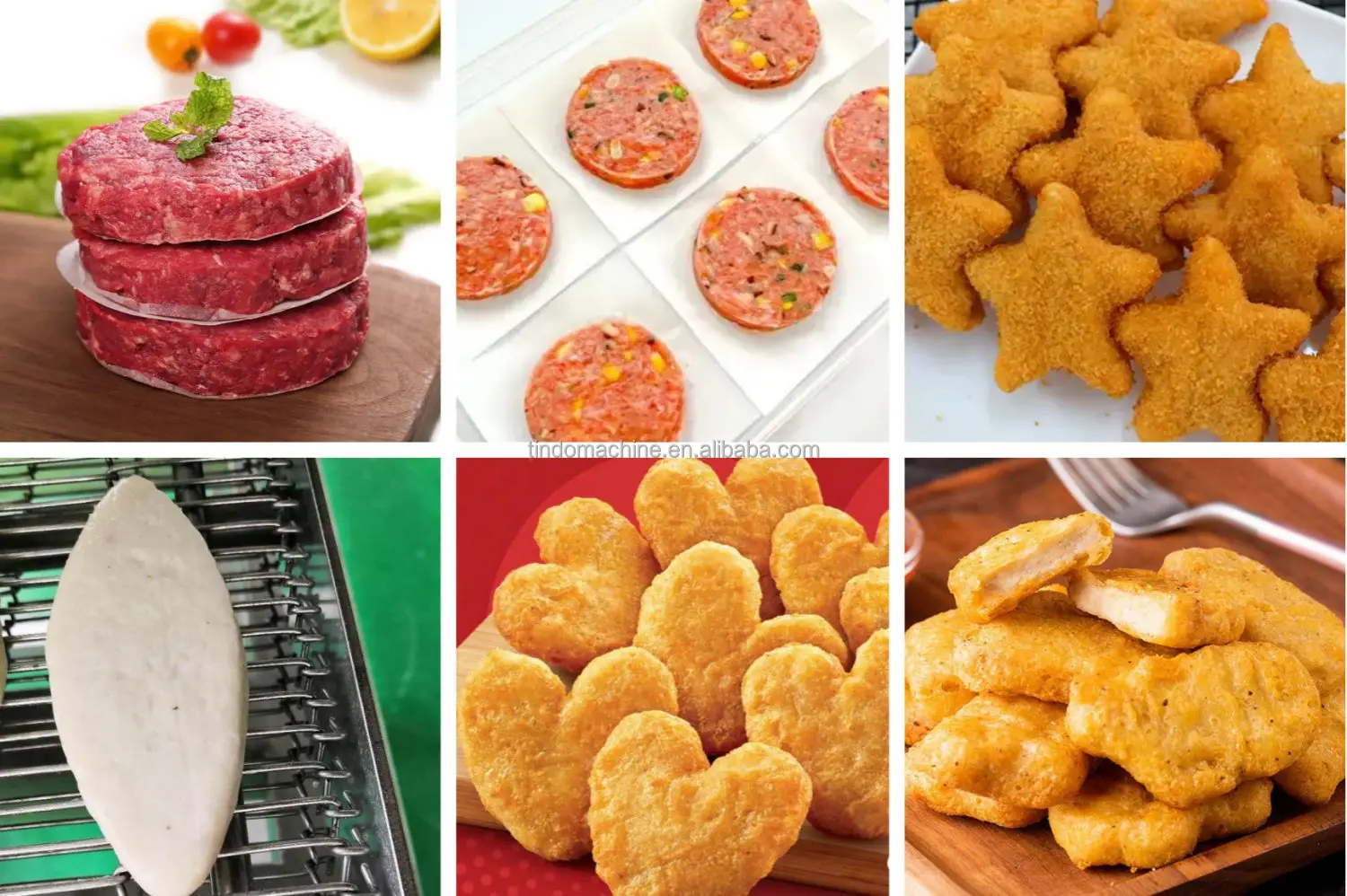 Fully Automatic Meat Pie Press Machine Chicken Beef Cutlet Fish Fillet ...