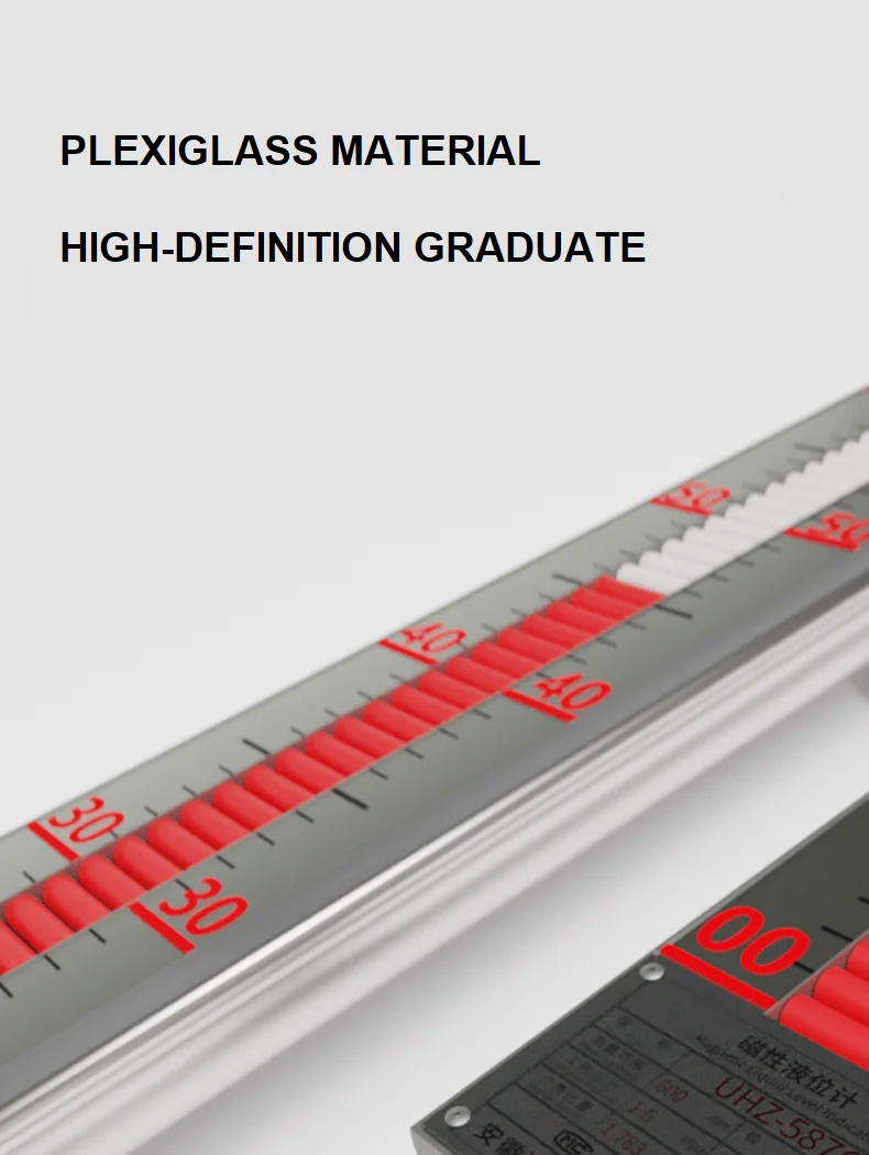 Magnetic Flap Water Level Sensor with 4-20ma Remote Transmission
