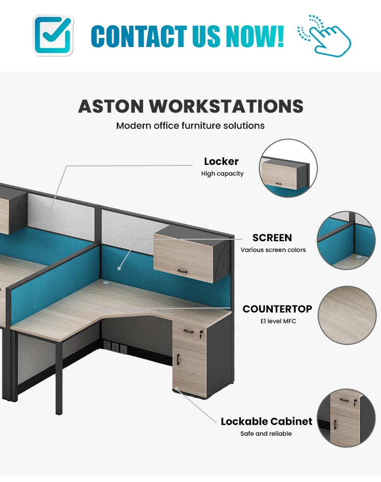 Sound Proof Call Center Workstation Insulator Cubicle Desk Furniture ...