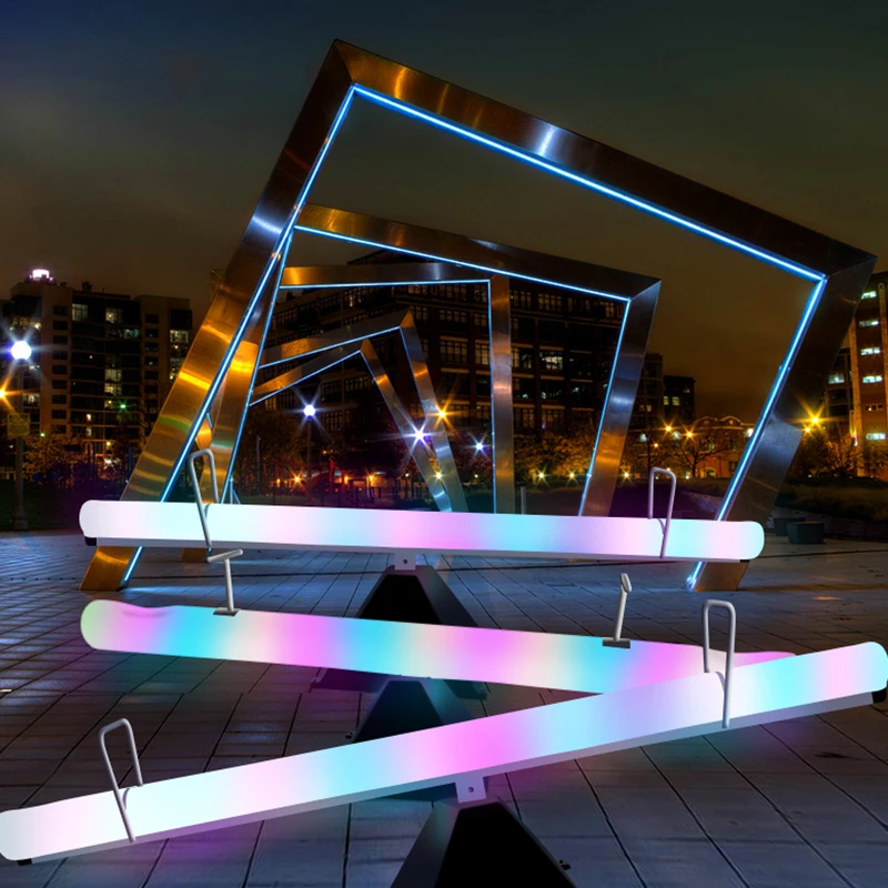 Amusement Outdoor Playground Park LED Light Seesaw Kids Adult