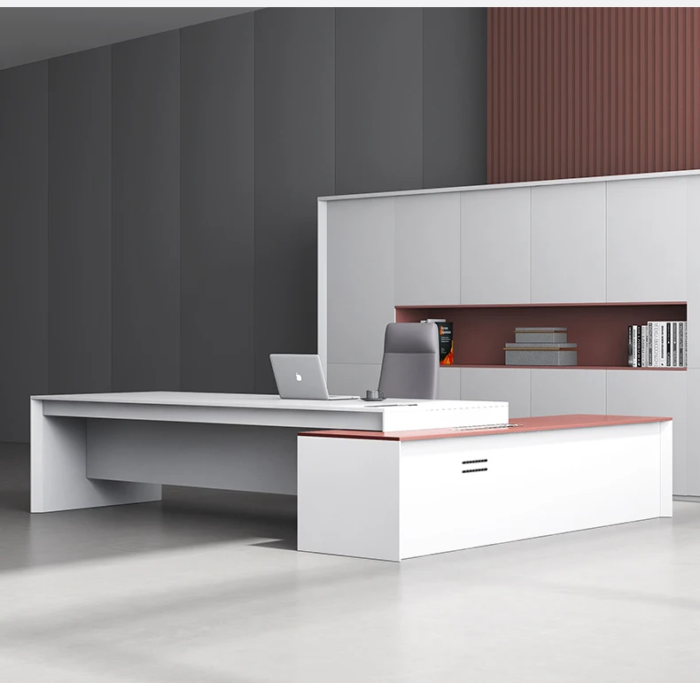 New Design Modern White Office Executive Boss CEO Desk Table| Alibaba.com