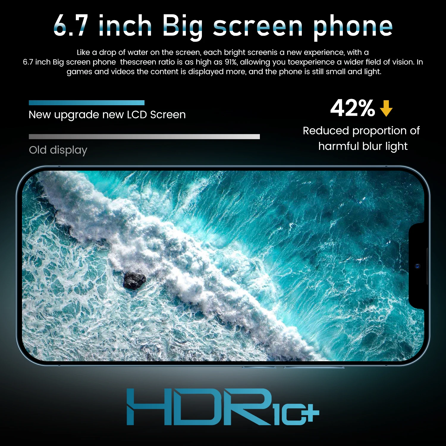 I13 Pro Max Celular Android Smartphone Mobile Phone 5g I 512gb 256gb ...