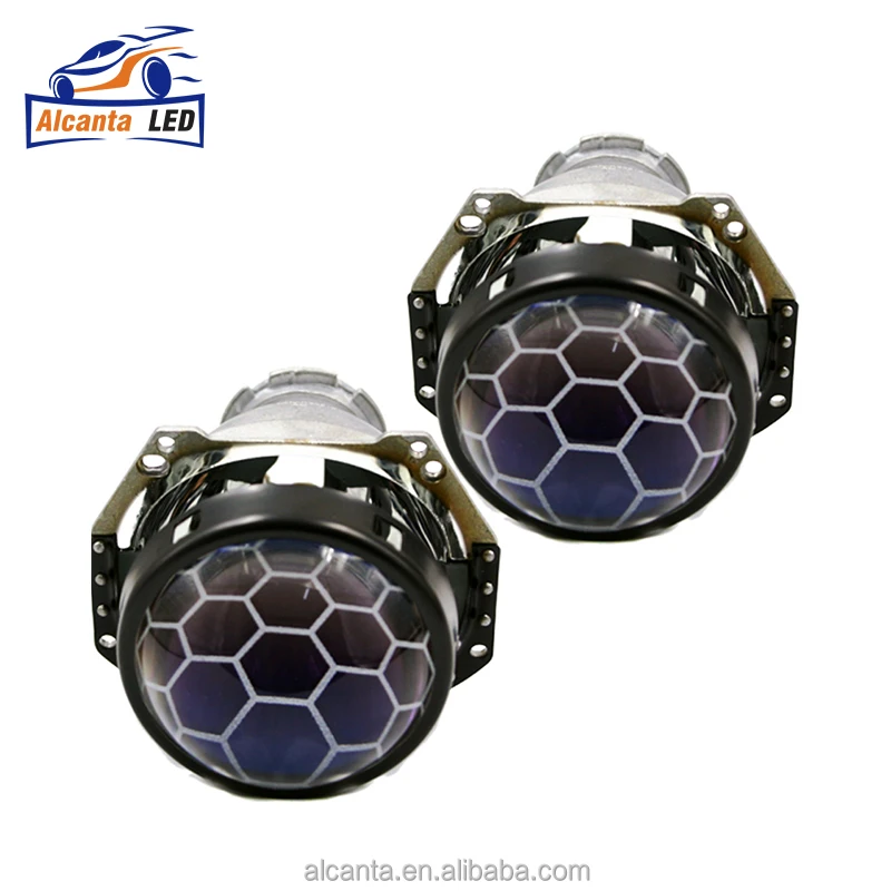 Alcantaled 3 Inch Universal Bi Xenon Hid Projector Lens Silver Black ...
