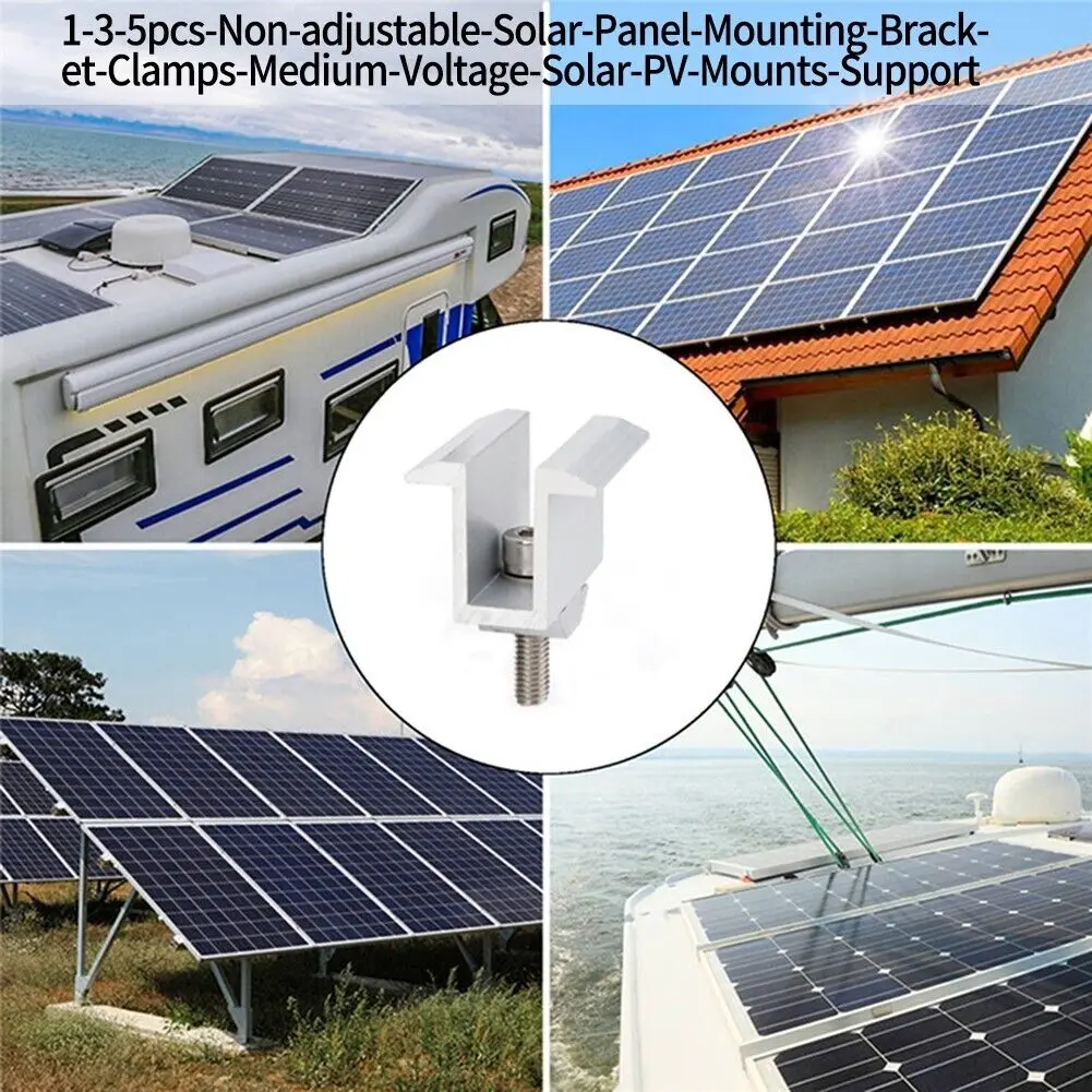 High-quality Solar Mid Clamp For Solar Panel Mounting Solar Panel Mid ...