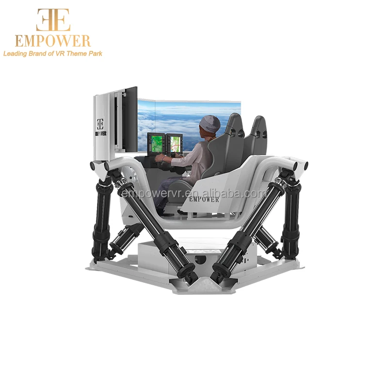 6 Dof Motion Double Seaters Flight Simulator Flight Vr Plane Flight ...