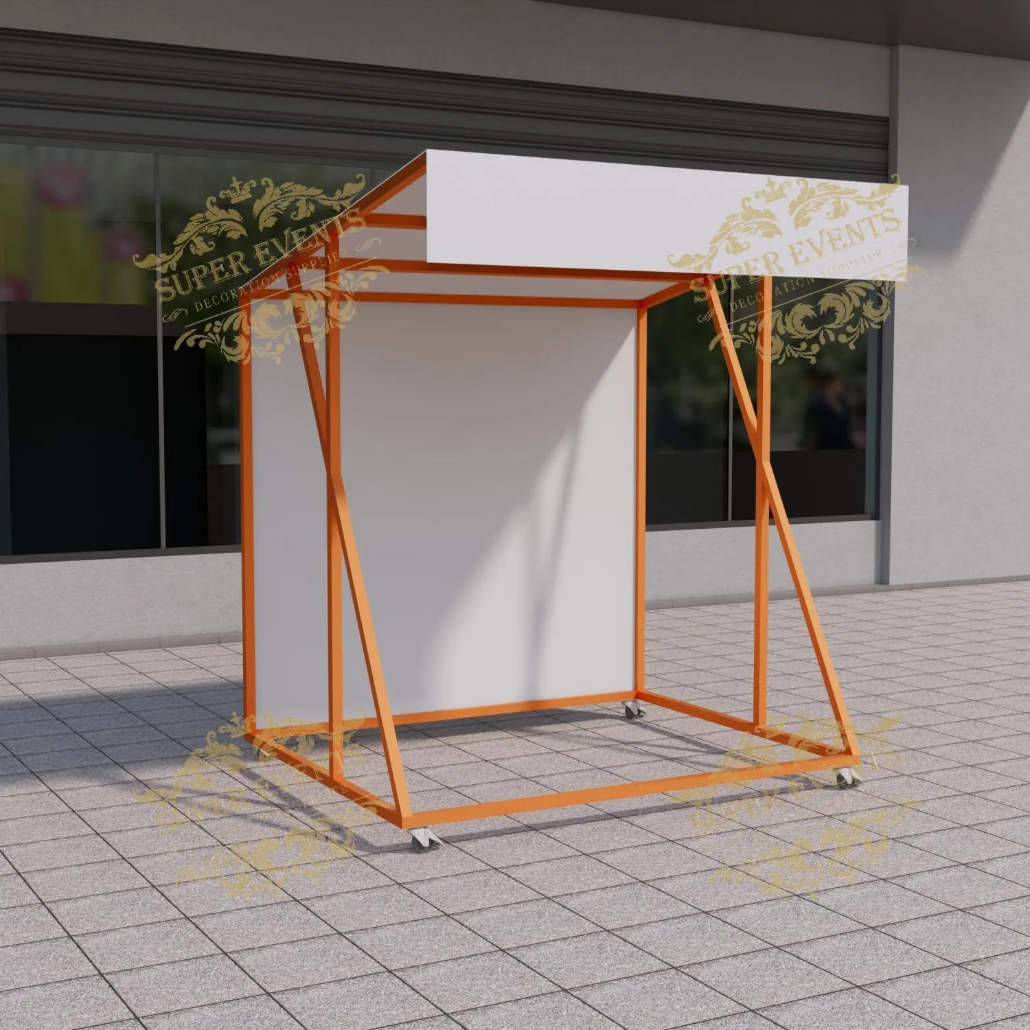 Artga Portable Foldable Promotion Booth Kiosk Mobile Trade Show Counter ...