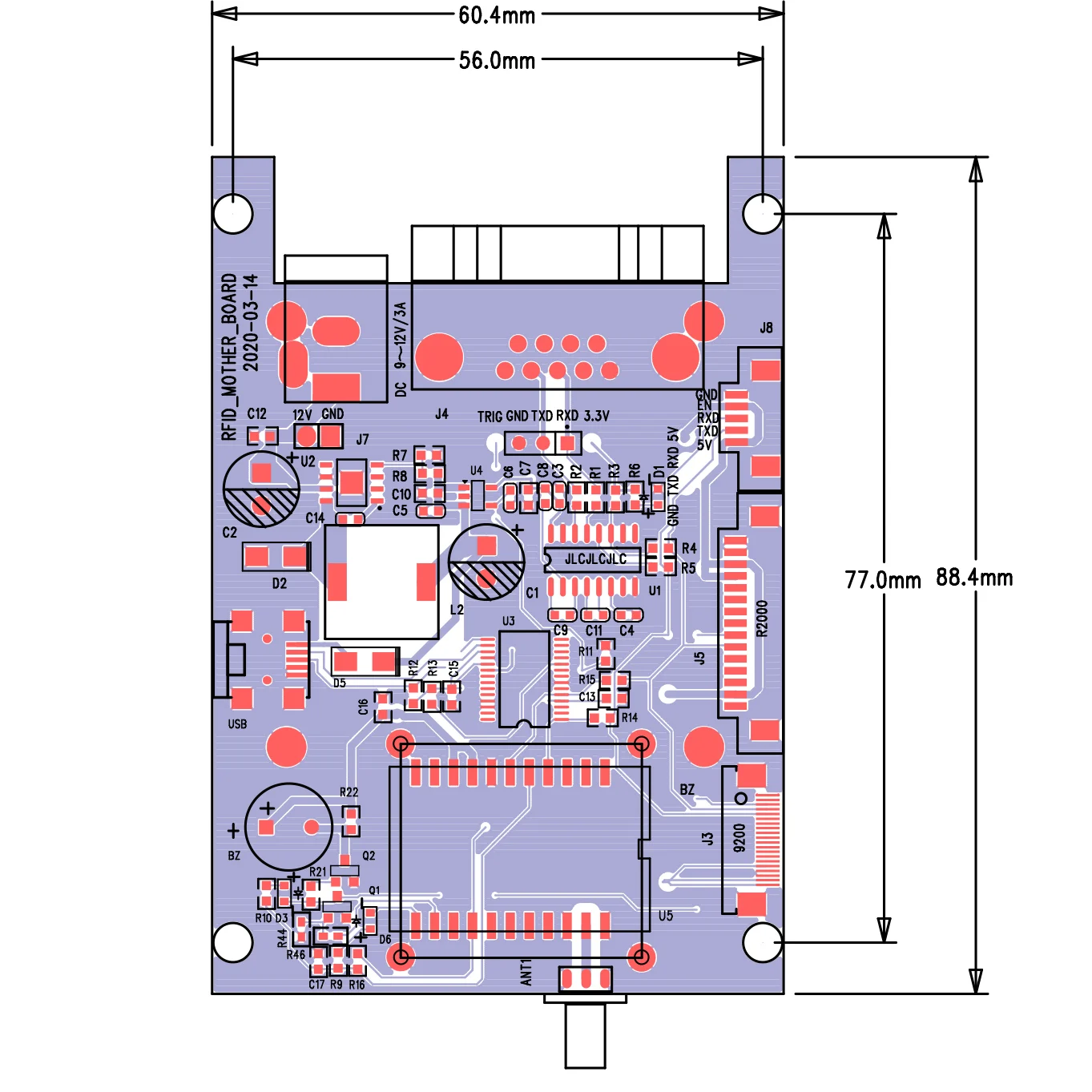860-960mhz Uhf Rfid Reader Module For Android Development Kits - Oem