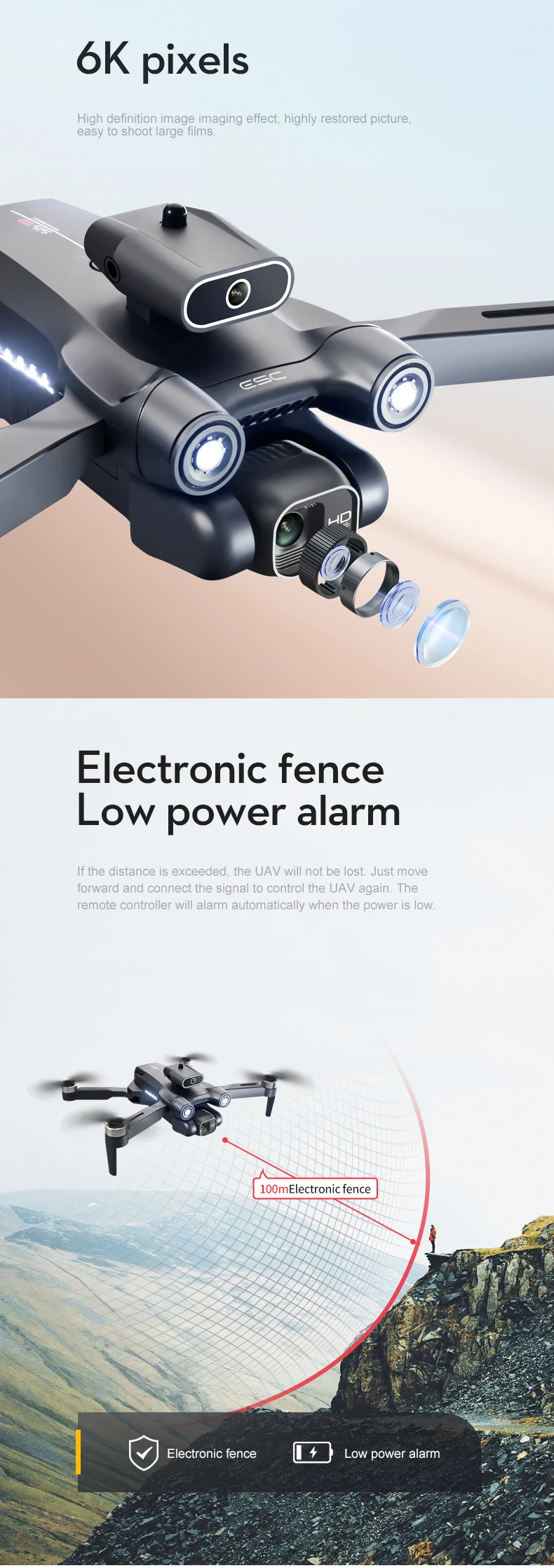 Wholesale World Smallest Mini Rc 6k Drone Flying With Camera Enfant ...