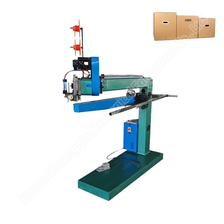Stapler Packaging Making For Corrugated carton Box Stitching Machine ...