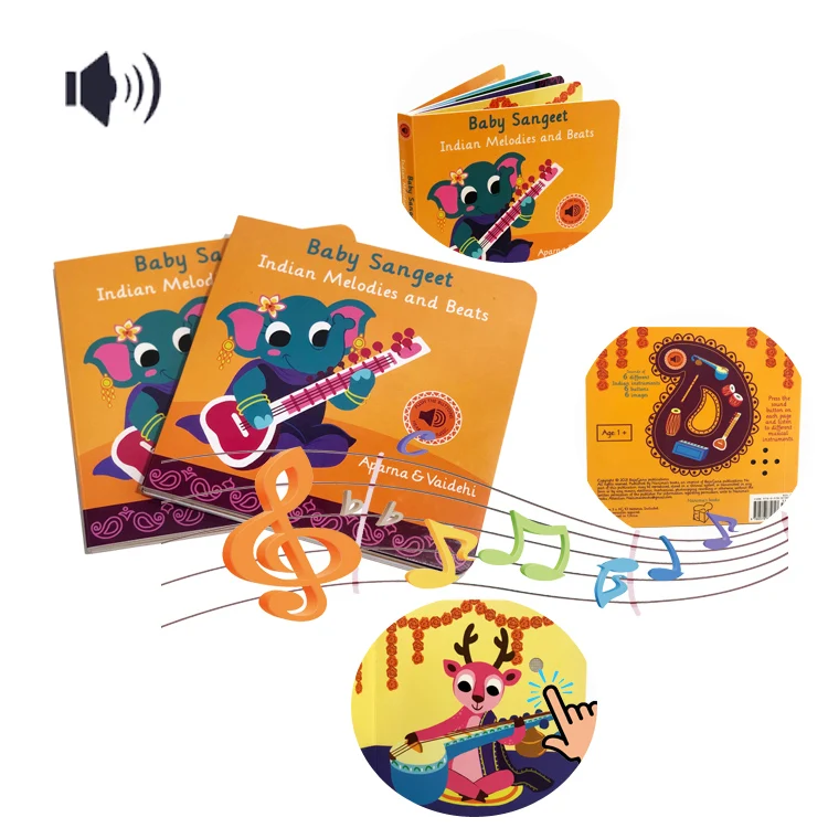 Custom Music Sound Book for Kids - Early Learning Fun