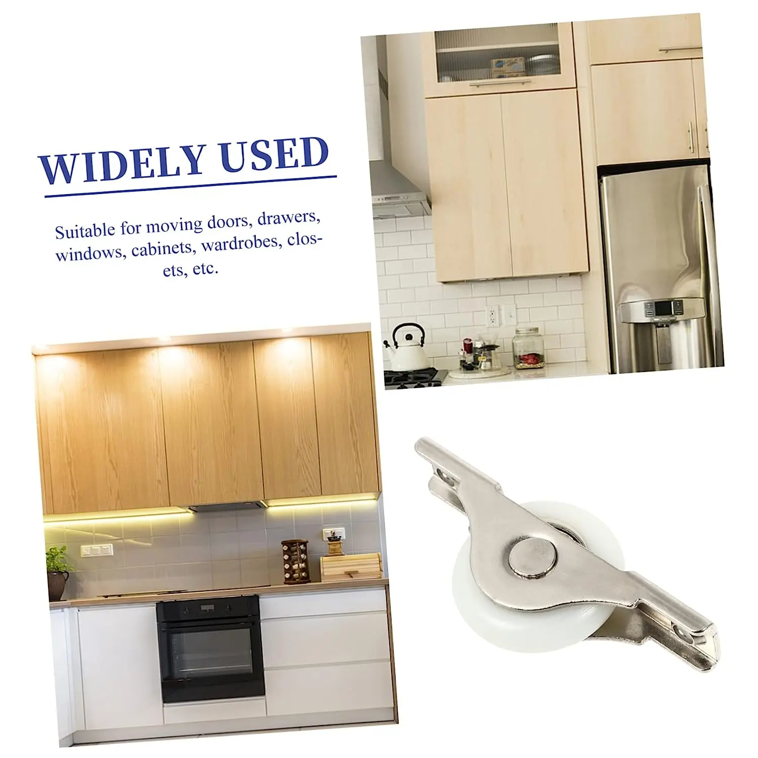 Modern Design Sliding Guide Cupboard Track with Pulley Wheels for ...