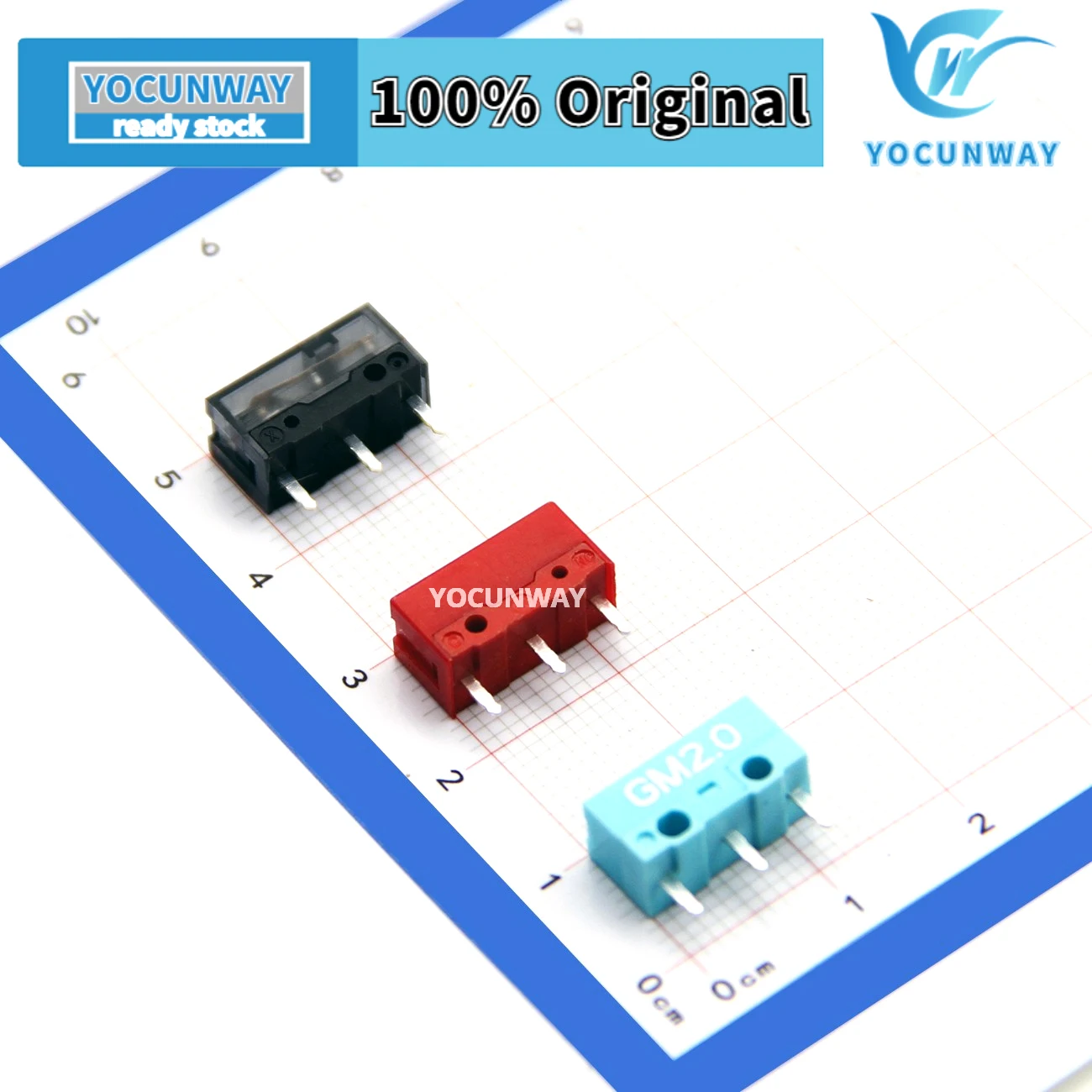 Kailh GM2.0 GM4.0 GM8.0 Micro Switches - Durable Gaming Solutions