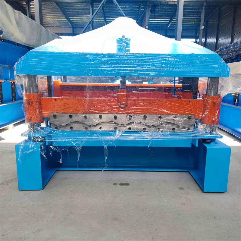 TR4 TR6 Double Layer IBR Zinc Roof Sheet Roll Forming Machine
