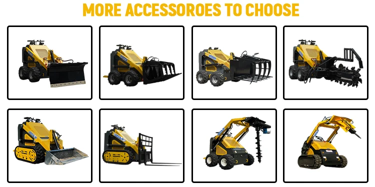 Rippa Skid Steer Loader Mini Tracked Sliding Loader Compact Crawler ...