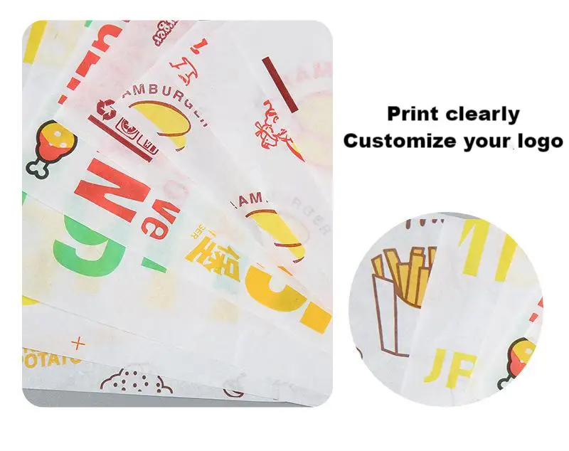 Customized Greaseproof Paper - Food Grade Digital Printing