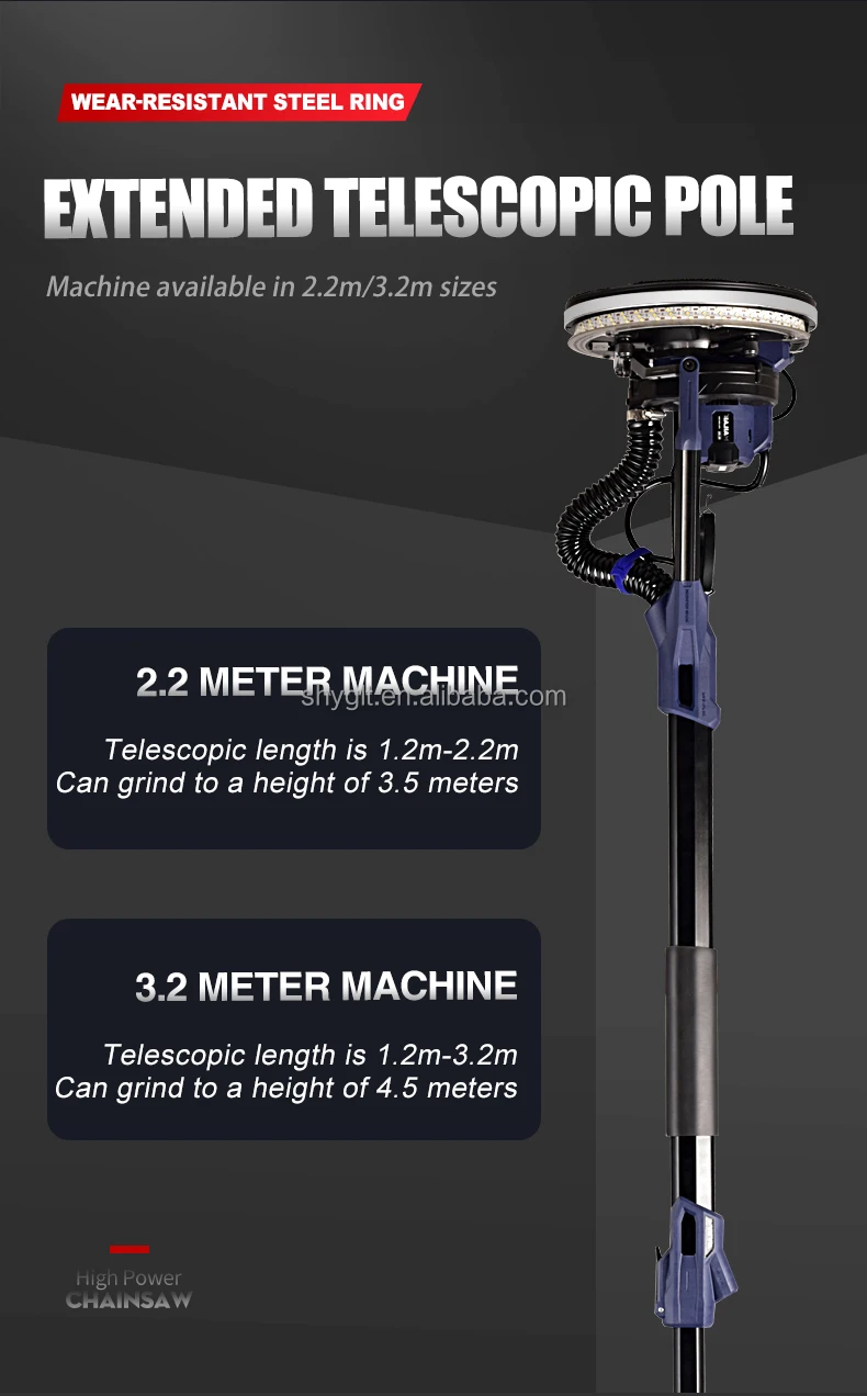 1200W Portable Polishing Machine - 3500r/min Drywall Sander