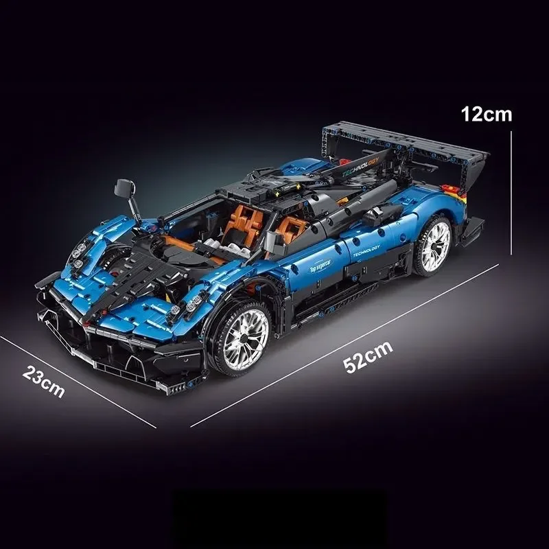 Moc Technology Racing Car Bricks City High-tech Vehicle Sportcar Model ...