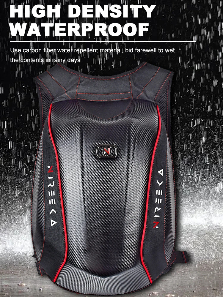 Motorcycle Backpack - Carbon Fiber Motocross Racing Bag