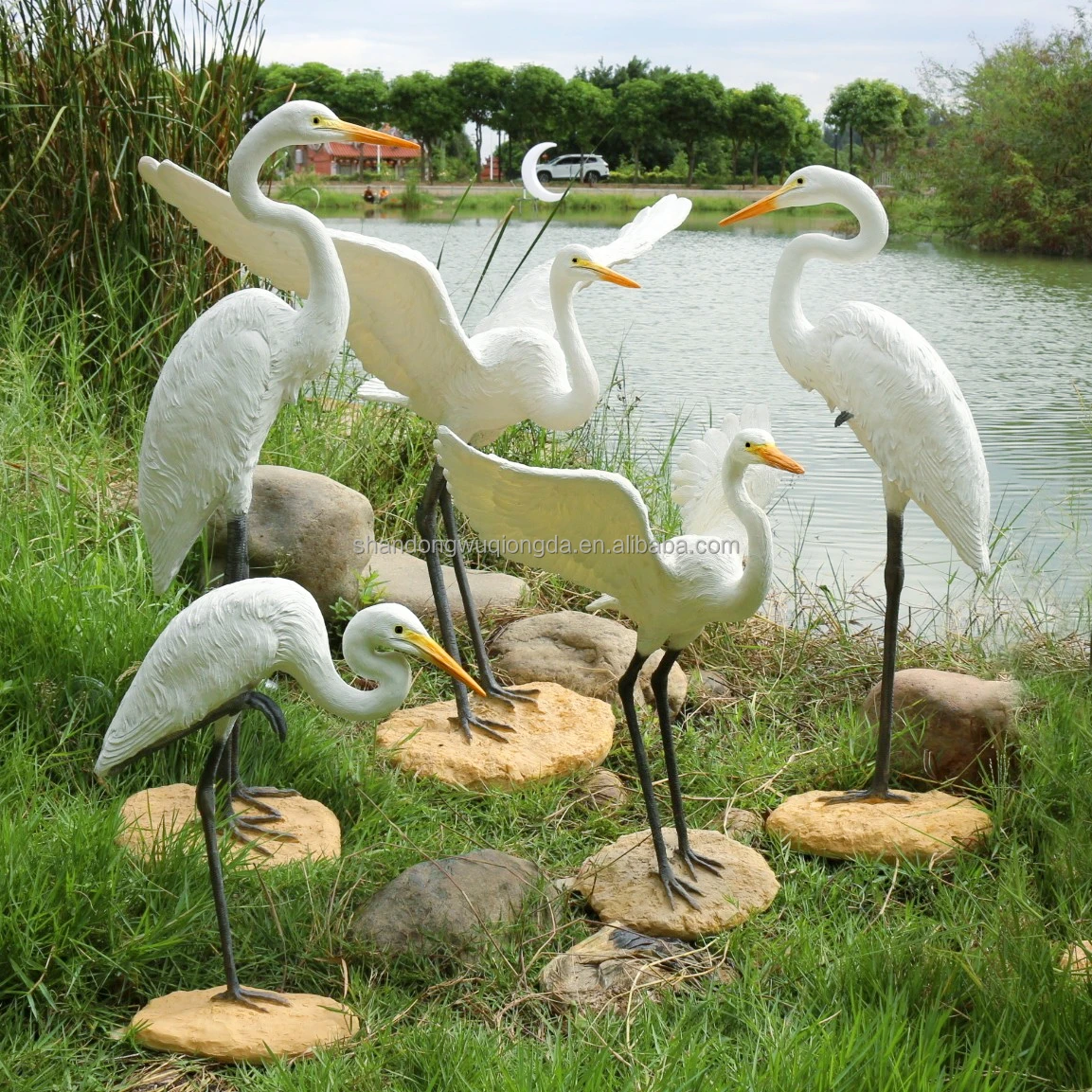 Life Size Fiberglass Animal Figurines - Park Decorations