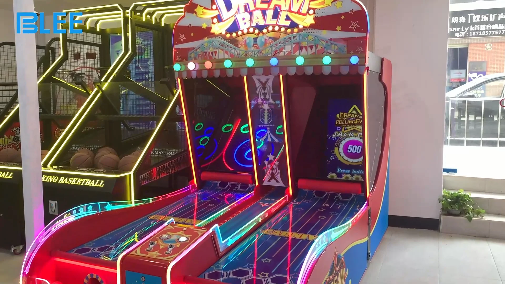 Arcade Electronic Tenpin Bowling Machine Ticket Redemption Bowlings ...