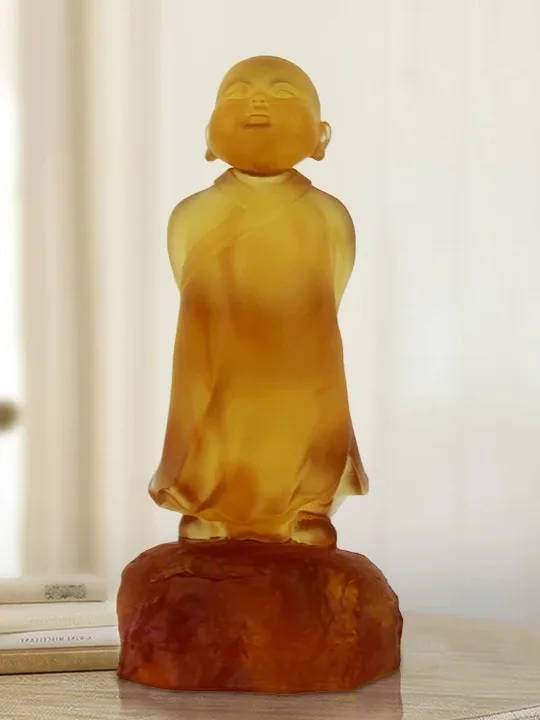 Fengming Customized Religious Buddha Statue Crystal Liuli Medicine ...