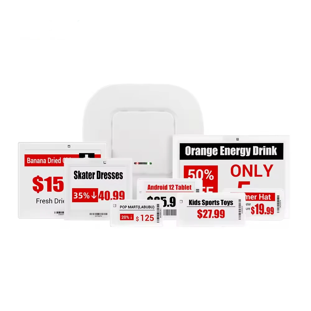 Electronic Shelf Label esl price tag 2.13inch 2.66inch 2.9inch 7.5inch ...