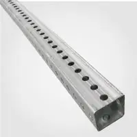 12 and 14 Gauge Steel Perforated square Steel Sign Post| Alibaba.com