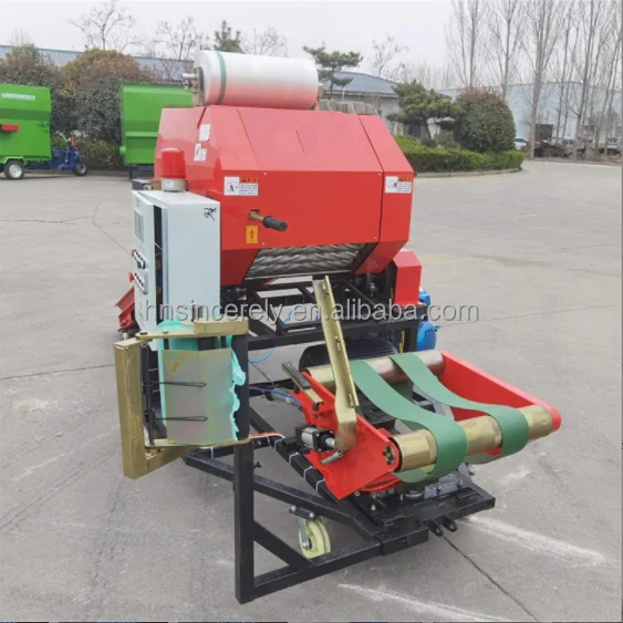 Silage Baling And Coating Integrated Machine Corn Straw Storage And ...