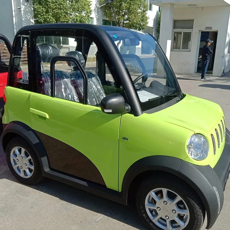 Luxury 2 Seater Electric Cabin Car – 45km/h Solar Powered EV for Adults ...