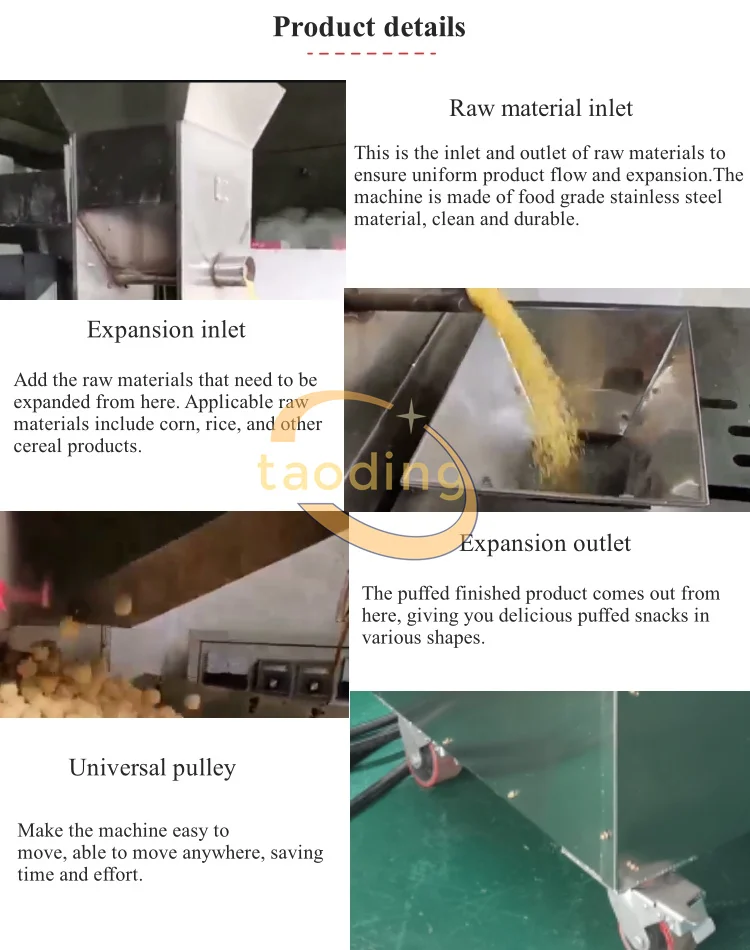 Stainless Steel Corn Puff Making Machines - High Performance