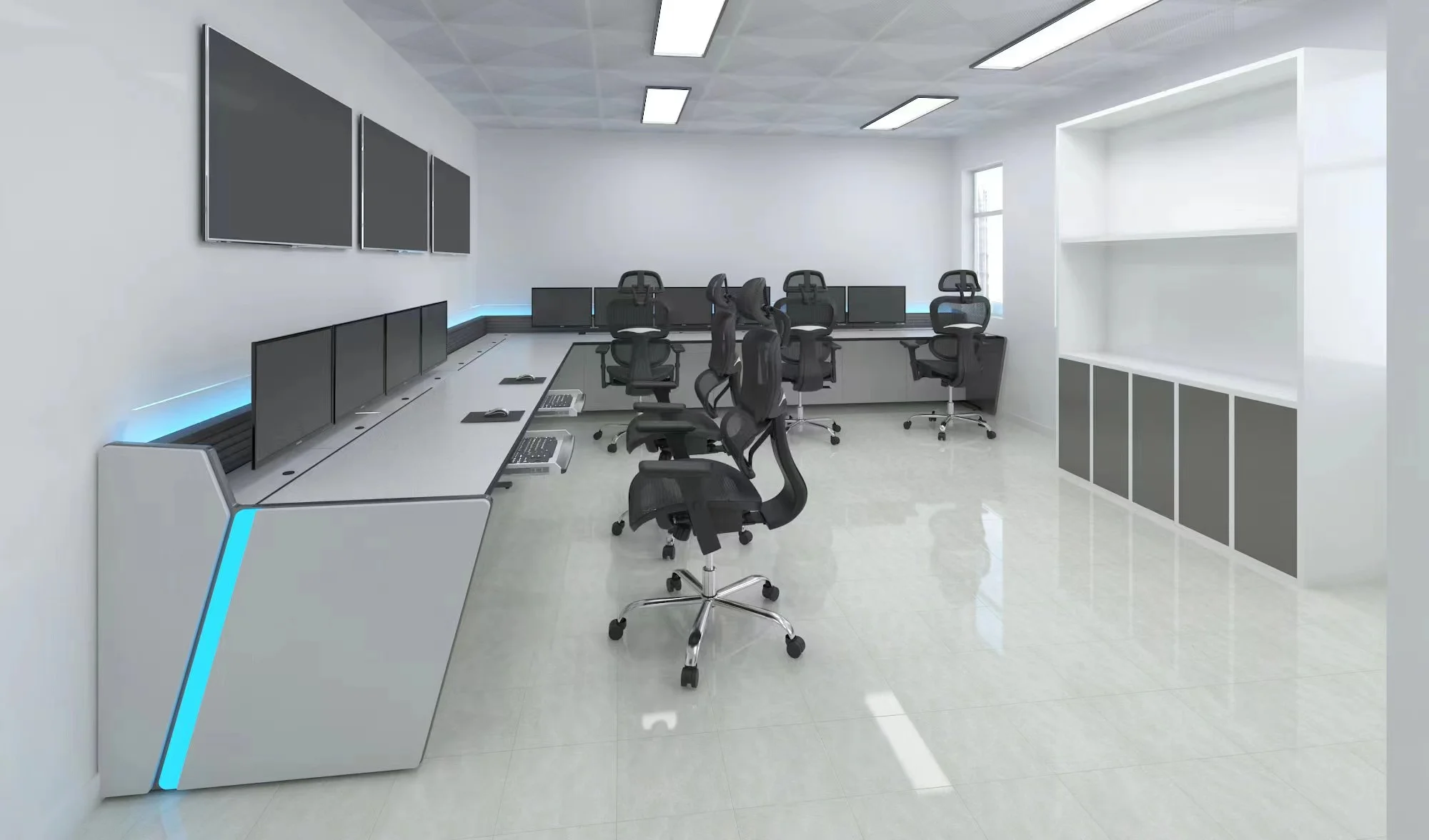 Ergonomic Up & Down Control Room Console Furniture - Buy Control Room ...