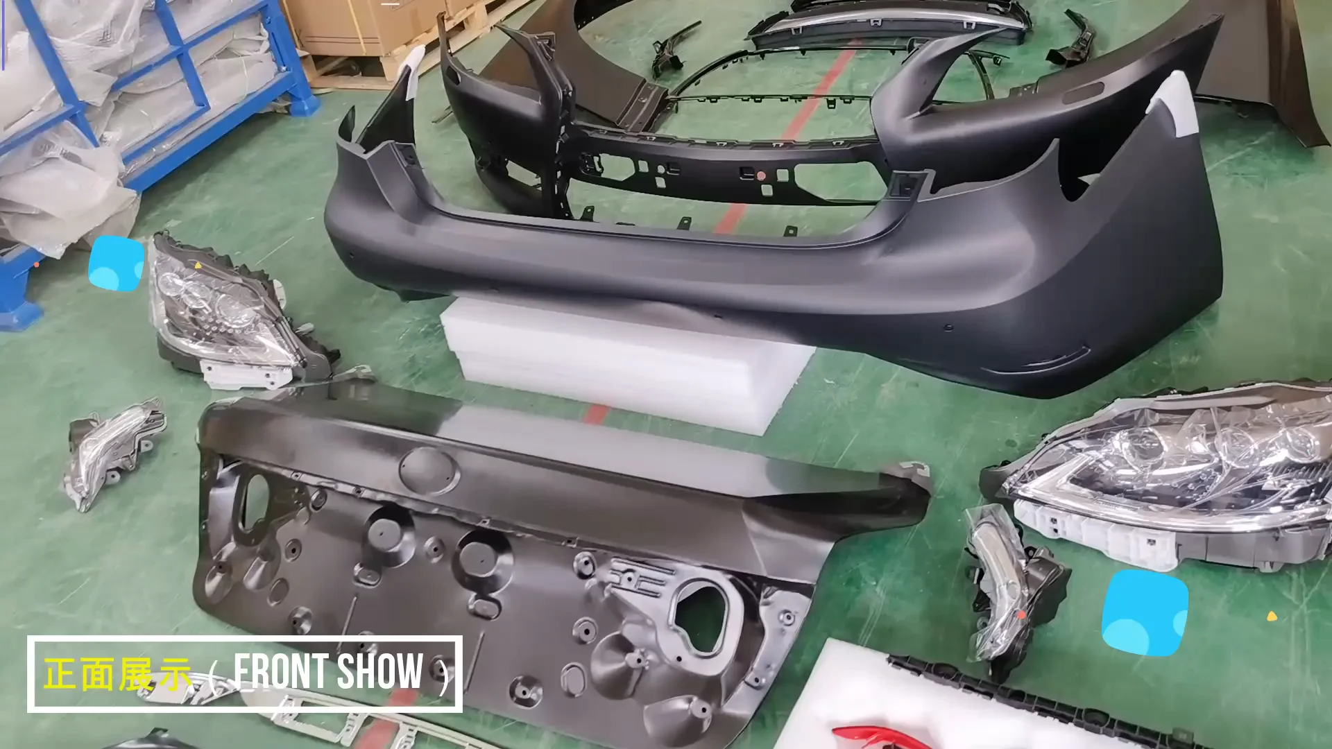 Lst Factory Front And Rear Body Kit For Lexus 2006-2012 Ls Upgrade 2016 ...