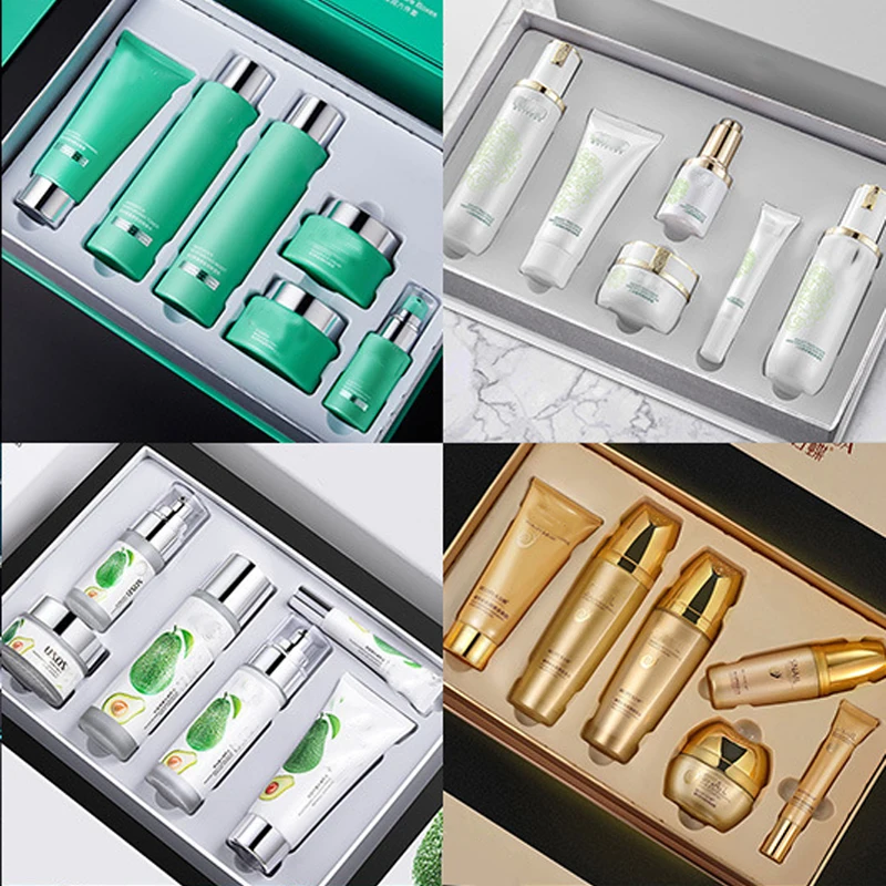 Hot Sale Private Label Organic Brightening Skin Care Set Facial Set ...