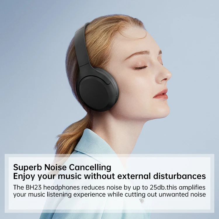 BH23 ANC Earphone Headphone - Hifi Sound & Active Noise Cancelling