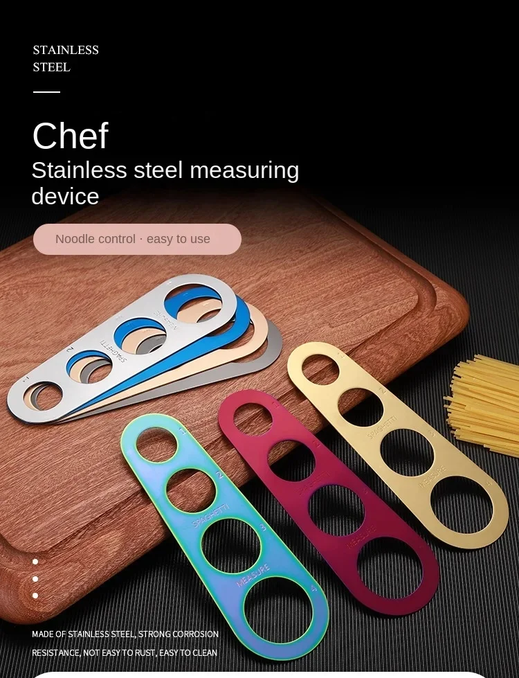 Hot Selling Wholesale 304 Stainless Steel Pasta Measure 4 Holes Pasta ...