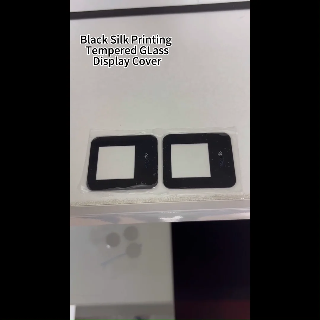 Manufactures Silk Screen Printing Display Cover Tempered Panel Glass ...