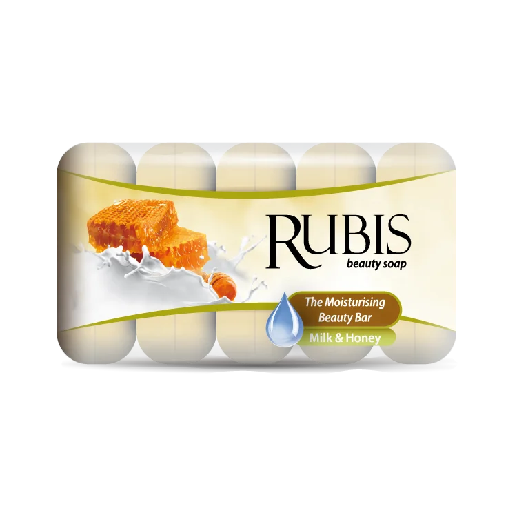 Rubis - 5 x 75Gr In a printed foil Milk&Honey Economic soap| Alibaba.com