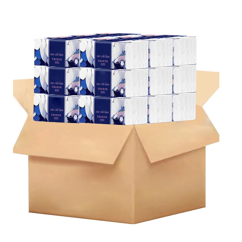 Oem Odm Large Size Soft Touch Household Bottom Embossing Facial Tissue ...