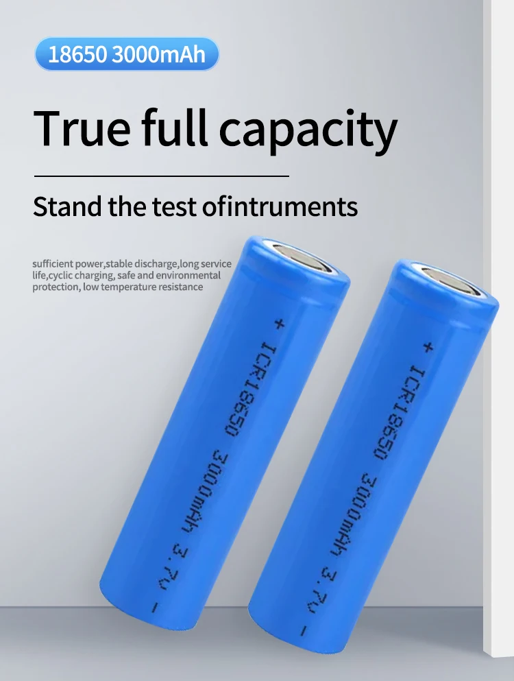 Jieyo Rechargeable 18650 Cylindrical Battery Cell 3000mah 3.7v Lithium ...