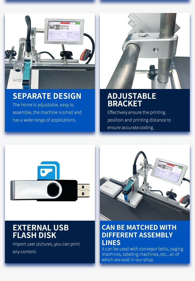 KELIER Inkjet Printer - Efficient Coding for Various Materials