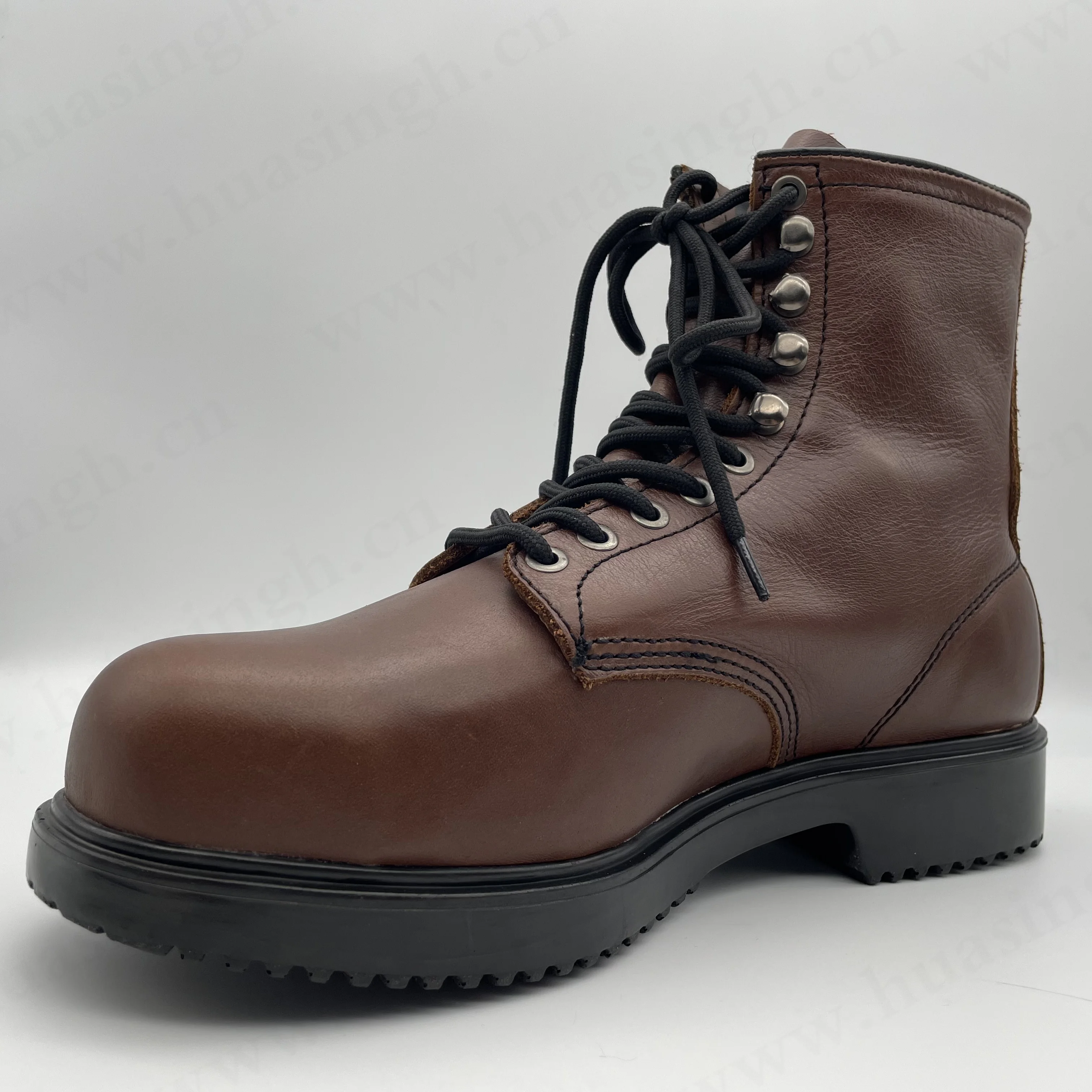 Cr,Anti-puncture Brown Safety Boots With Steel Toe Wholesale Price Acid ...