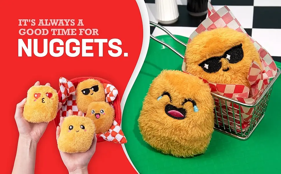 Emotional Support Nuggets - Plush Nuggets Stuffed Animal By Emotional ...