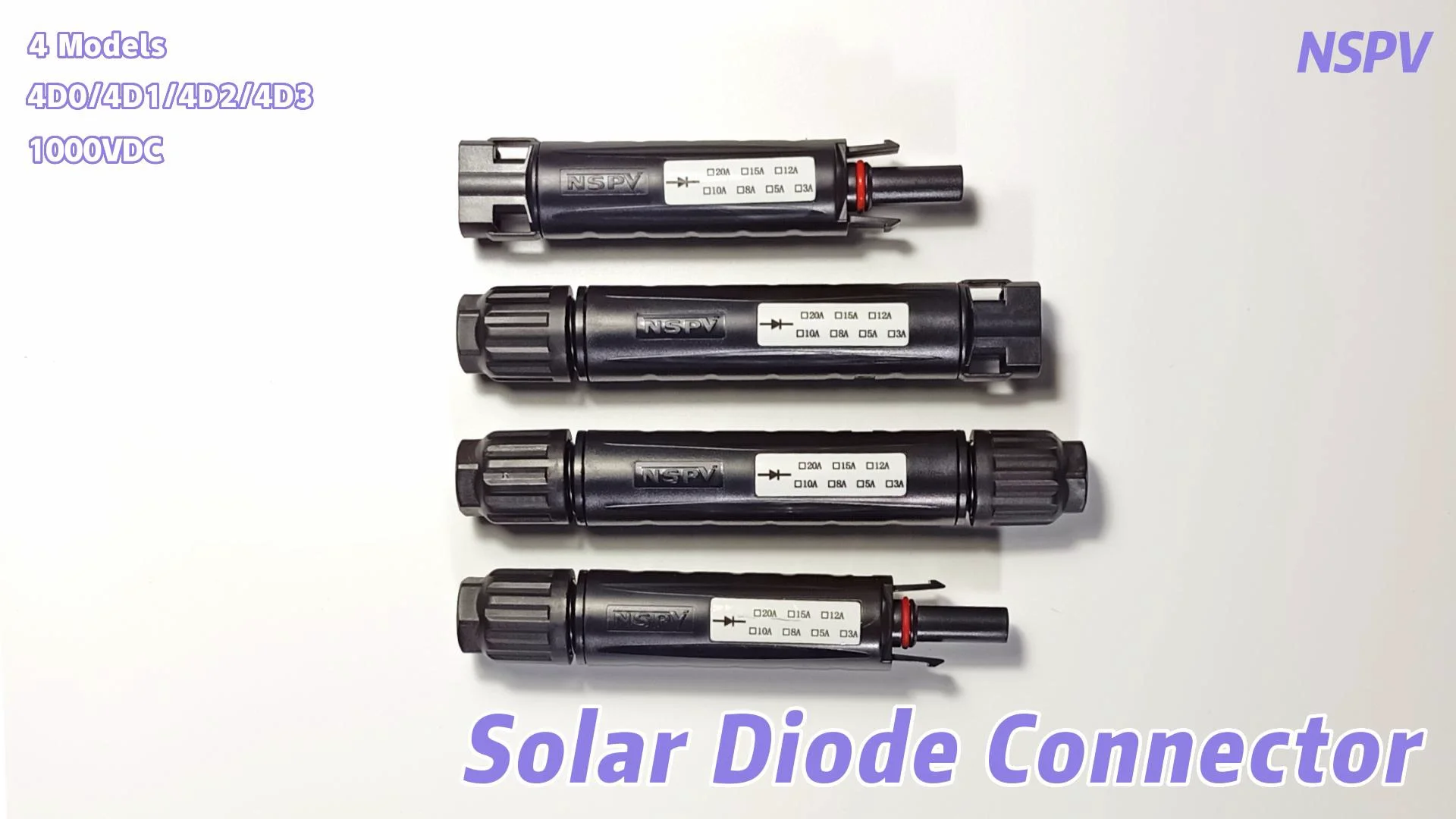 Wholesale Ip67 Waterproof Solar Blocking Diode Connector For System ...